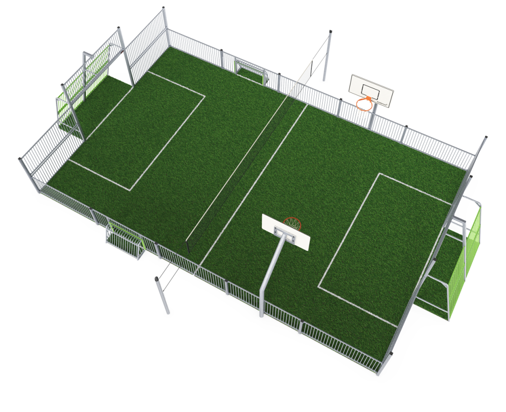 Pista MUGA 11×15 acero FRE600501 – Parc