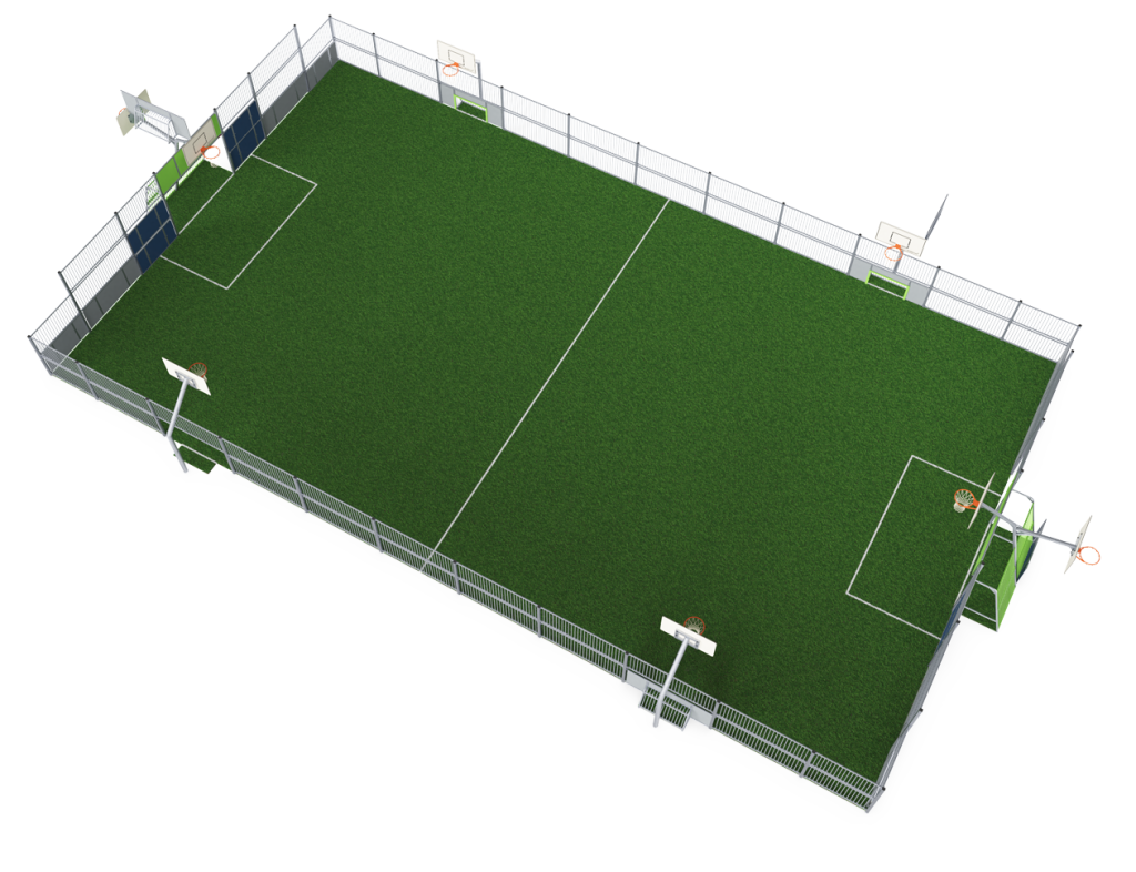 Pista MUGA 16×31 HDPE FRE601001 – Parc